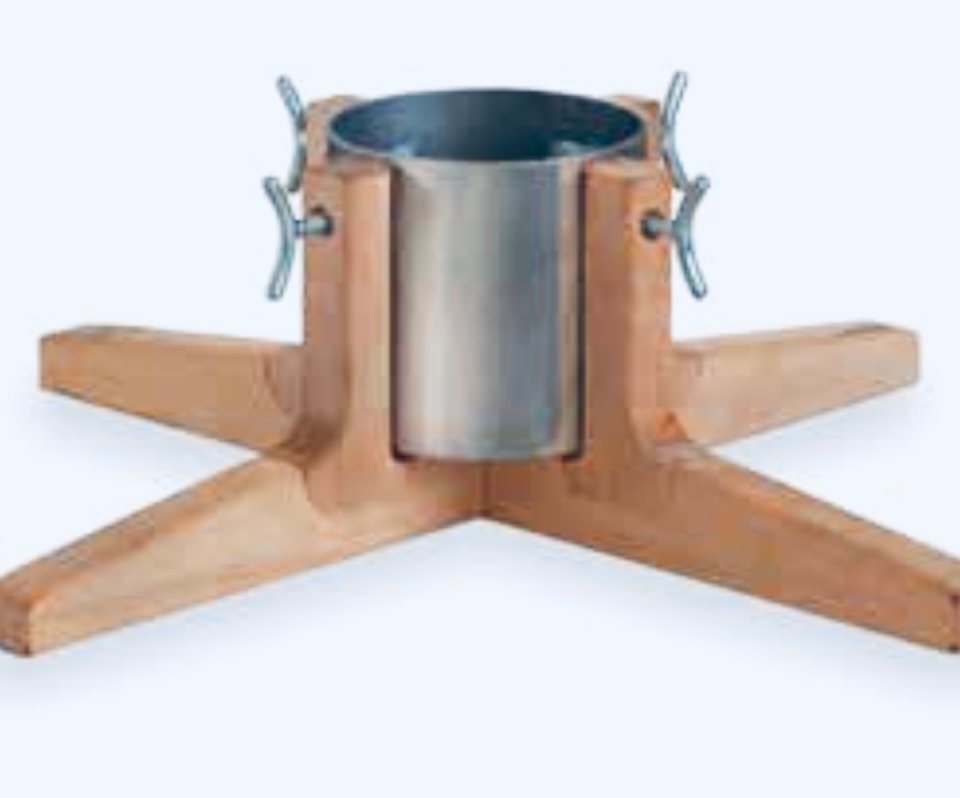 Christmas Tree Stand Steel Base - Trees up to 8 Ft - Cook and Clark ...